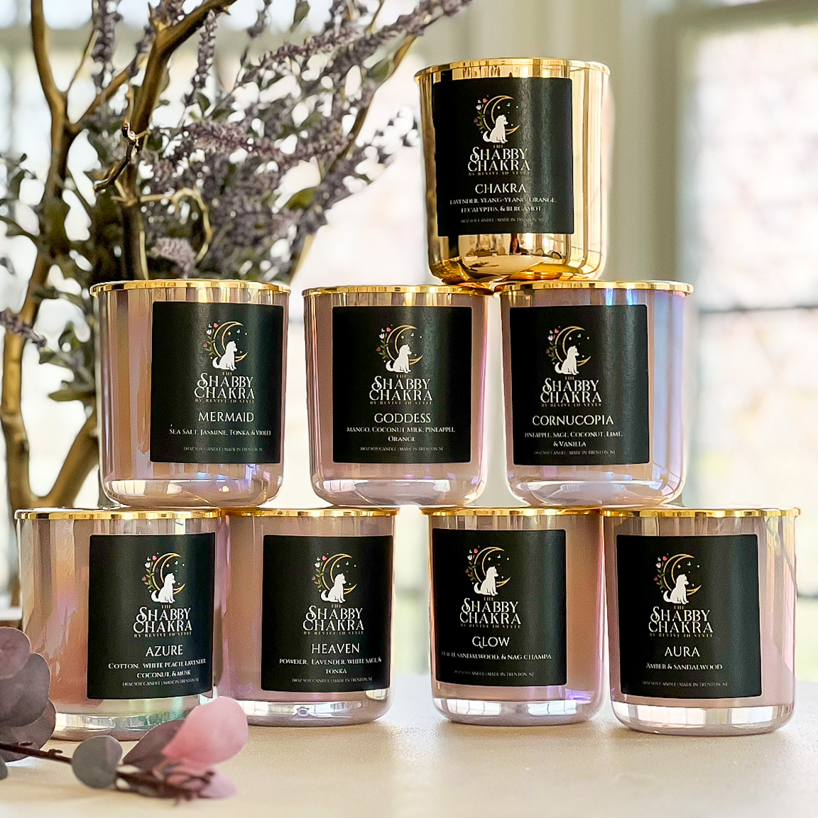 LUXURY CRYSTAL CANDLES – The Shabby Chakra